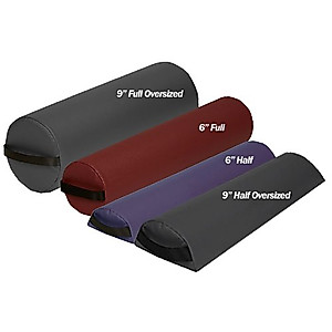 9" Diameter Deluxe Oversized Massage Table 25" Full Bolster - Burgundy