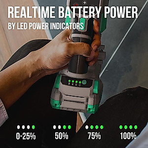 LiTHELi 20V 2.0AH Lithium Ion Battery Pack,Only Fit 20V Power Tools