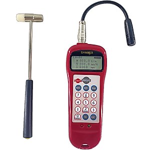 QIUSUO Precision Instrument for Measuring Belt Tension Sonic Tension Meter with Frequency Range 10Hz to 5000Hz and Tension Range 0.01 to 99900N Data Storage Function