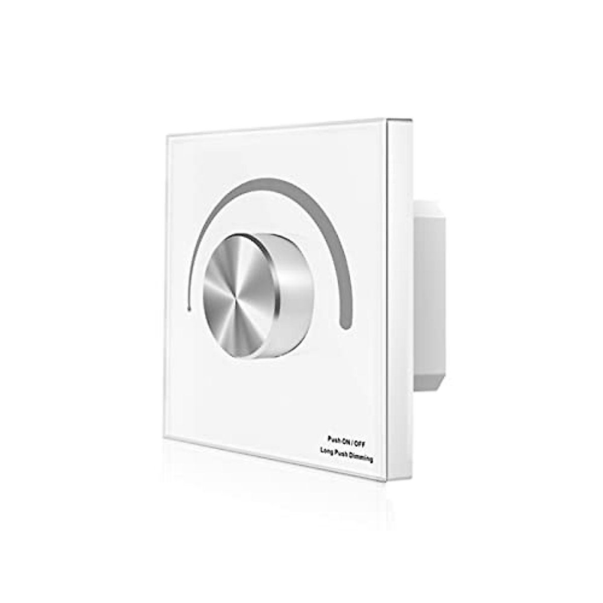 LAZIRO Led Strip Dimmer DC 12-24V Input 4A*3CH 12A Output Single String Dimming Wall Mounted Manual Rotary Knob Led Dimmer T1-K