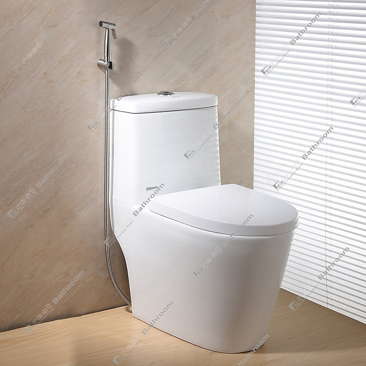 Ownace Brushed Nickel Hand Held Bidet Sprayer Qualitied Stainless Steel Diaper Sprayer Shattaf Complete Set for Bidet Toilet Bathroom