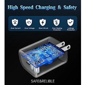 iPhone 15 Pro Max Charger Fast Charging, 10FT Long USB C Charger Cable Cord with 20W iPhone 15 Fast Charger Block Wall Charger for iPhone 15 Pro/15 Pro Max/15 Plus,iPad Pro 12.9/11 Inch,iPad Air 5