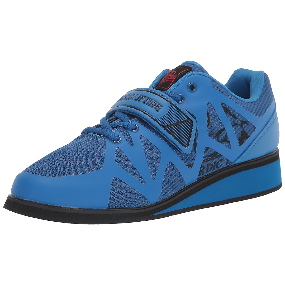 Nordic Lifting Shoes Megin Size 7 - Blue Bundle with Shoes Venja Size 12 - Black Red