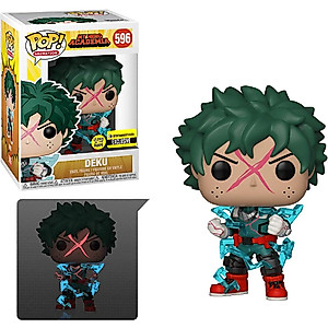 Funko My Hero Academia - Deku Full Cowl (Izuku Midoriya) Glow-in-The-Dark Pop! Vinyl Figure (Bundled with Compatible Pop Box Protector Case)