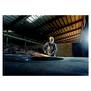 Metabo - 9" Angle Grinder - 6, 600 Rpm - 15.0 Amp W/Lock-On Trigger (606467420 24-230 MVT), Professional Angle Grinders, Black