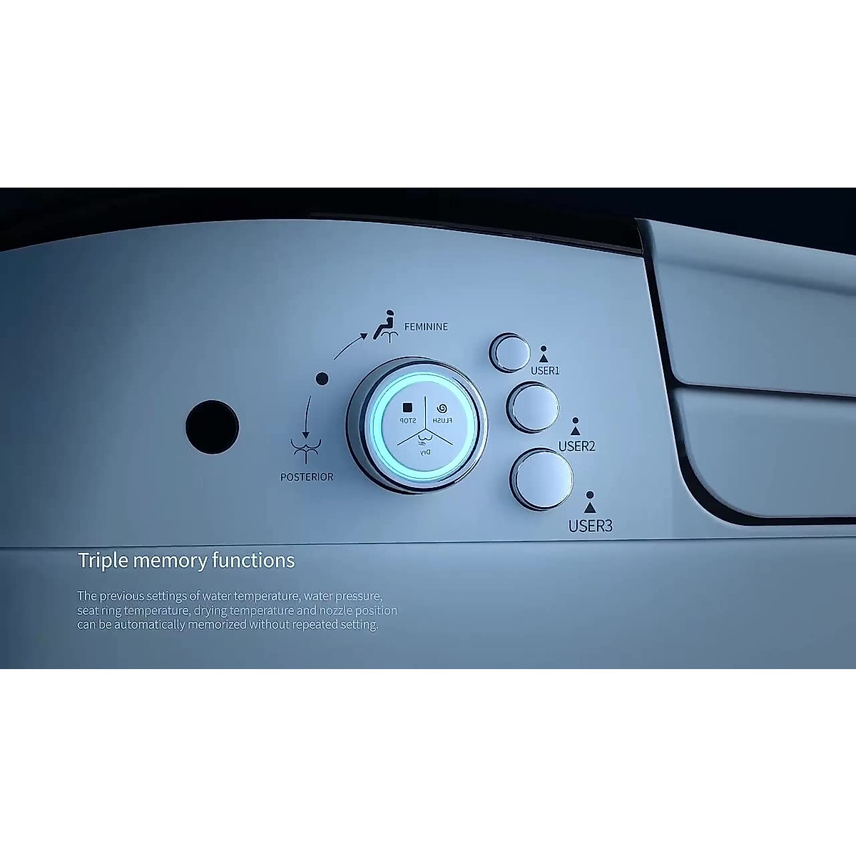 EUROTO [Newest 2023] One-Piece Dual Flush, Integrated Bidet and Toilet, Luxury Auto Open and Close Lid Heated Seat, Warm Dryer and Air Deodorizer, White (2022 Foot Feel Flip Flap Smart Toilet)