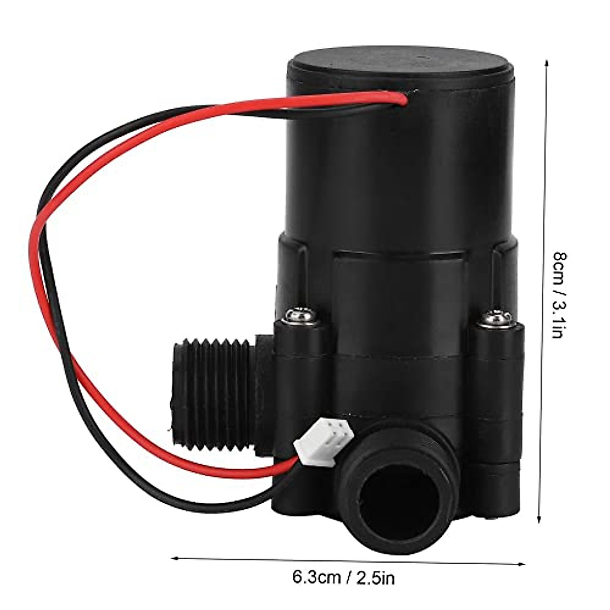 Compact Hydroelectric Generator - Miniature Water Turbine Power Tool for Gardens and Outdoors Portable DC Water Generator for Tubular Pipeline Small-Scale Turbine Generator