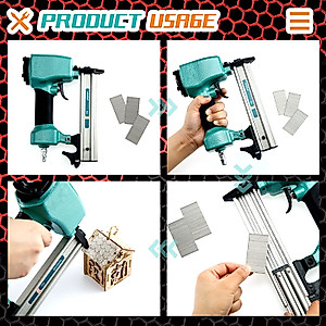 Zhengmy 10500 Pieces 23 Gauge Nails 7 Sizes Assorted Headless Micro Pins Headless Stainless Steel Pins 2/5 Inch to 1 Inch for Molding Cabinetry Building Assembly