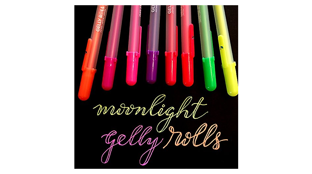 Sakura Gelly Roll Moonlight Pens - Vibrant Fine Point Gel Ink Set