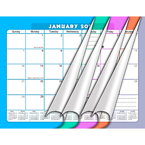 2024 Monthly Desktop/Wall Calendar/Planner - Habit Tracker - Daily, Weekly & Monthly Goal Motivational Habit Tracking Journal Inspirational - (Edition #07)