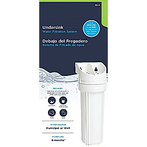 EcoPure EPU3 Universal Undersink Water Filter Housing-NSF Certified-Premium Filtration System-Built to Last