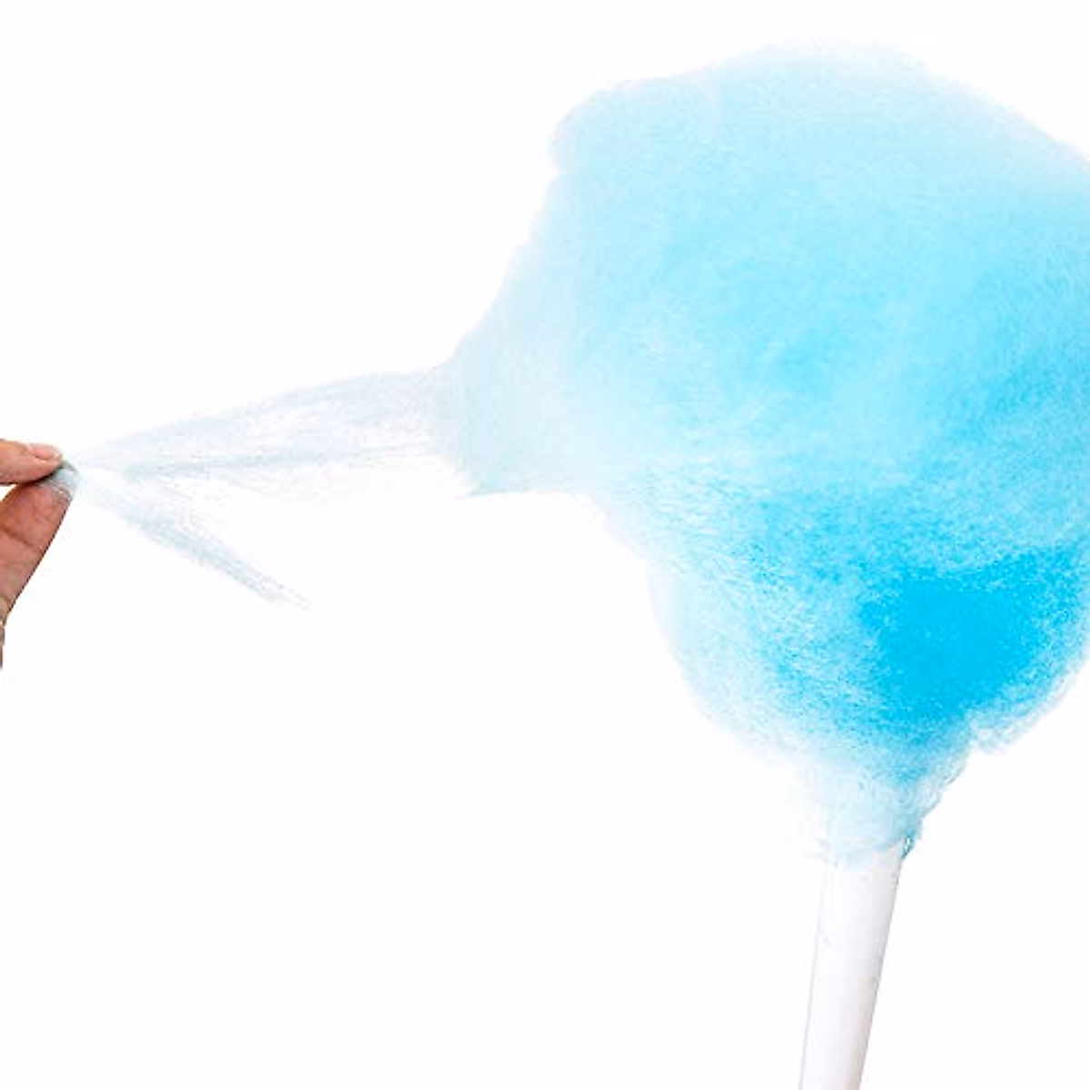 Perfectware 2 Pack Cotton Candy Floss Sugar with 100 Count Paper Cotton Candy Cones. Pink Vanilla and Blue Raspberry& PW Cotton Candy Cone 100ct Cotton Candy Cones 100ct