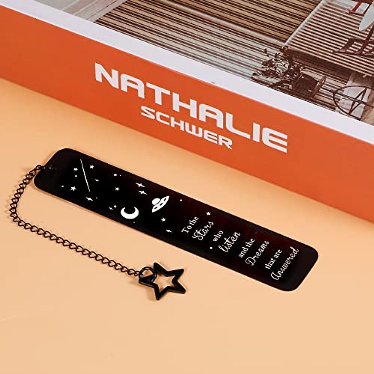 Book Lover Gifts for Women Funny Bookish Bookmark Gifts for Friends Book Fans Book Lover Gifts for Reader Inspirational Birthday Christmas Graduation Gifts for Women, Star Bookmark 1PCS Double-Sided