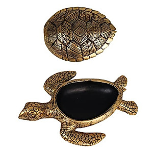 LAIKEARTS Turtle Decor, Handmade Resin Statue Brings Good Luck, Health, Decorations Applicable Home, Living Room, Bedroom, Office Desk Table Indoor.nGifts for Women, Mom, Friends