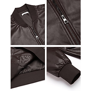 COOFANDY Men Baseball, Coffee, Large