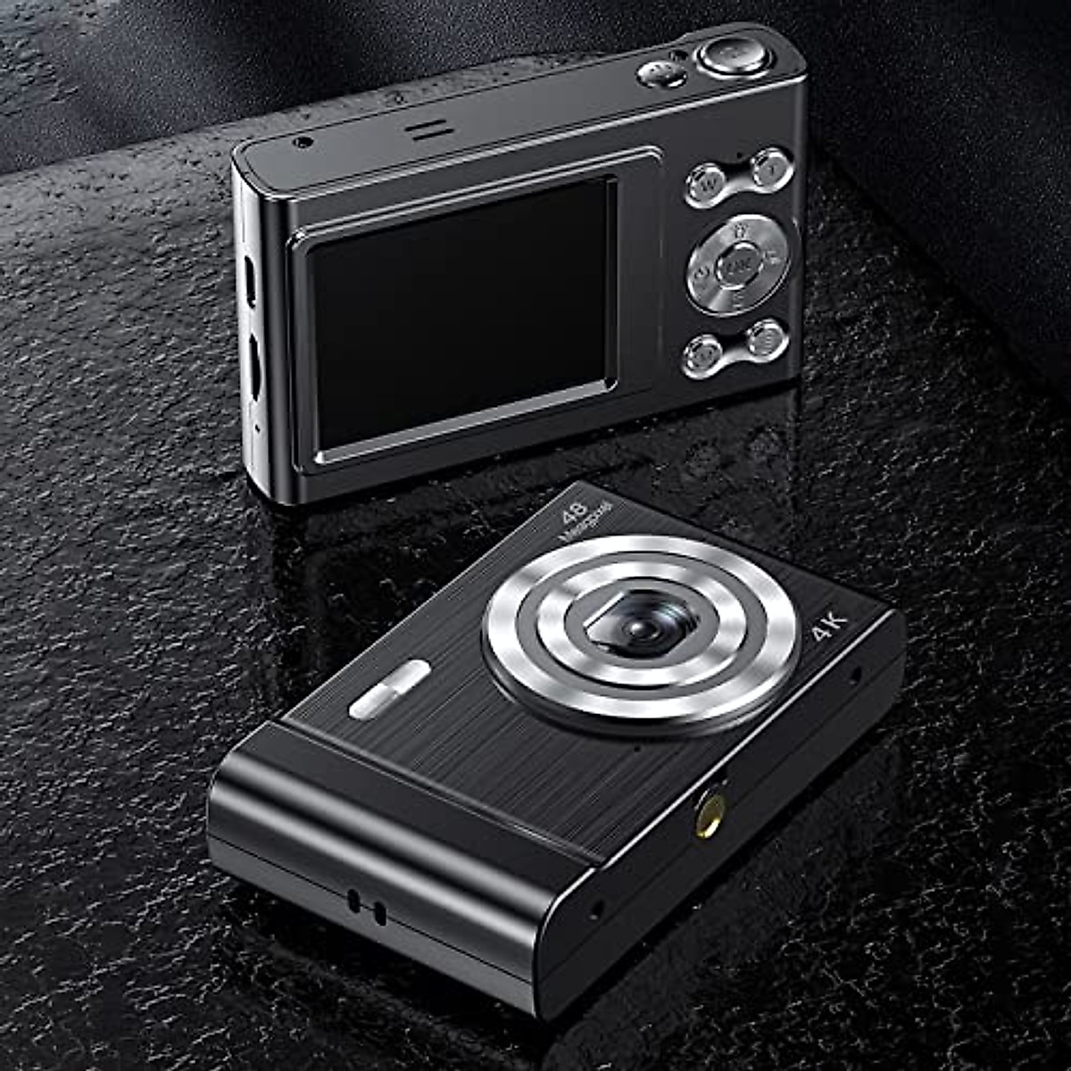 Yanvan 4K Digital Camera for Students,Teens,Beginners Gifts - 16X HD Children's Compact Digital Video Camera for Photography Vlogging Youtub-e with Electronic Anti-Shake Full HD 1080P