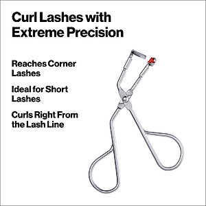 Revlon Eyelash Curler, Precision Curl Control for Short Lashes, Lifts & Defines, Easy to Use (Pack of 1)