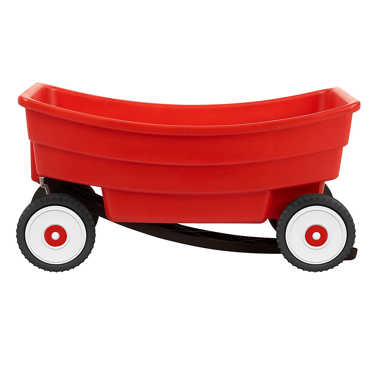 American Plastic Toys Ride & Stow Deluxe Wagon for Toddlers & Kids Ages 18 Months and Up | Lightweight & Durable | Made in USA from Safe Plastics | Make Family Memories