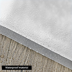 QWORK Plastic Art Portfolio with Handles, Thick Waterproof PP Material, Secure Snap Button Closure, Ideal for Artists, Designers, Photographers, 22.44 x 17.32 inch, 2 Pcs