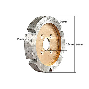 90MM Diamond Saw Blade 15MM Thickened Carving Blade Stone Wall Concrete Floor Slotting Dry Cutting Sintering Grinding Blade