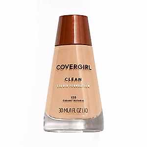 COVERGIRL Clean Makeup Foundation Creamy Natural 120, 1 oz (packaging may vary)