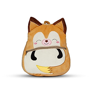 PLUSHIFY Fox Toddler Backpack - 13 Inch Yellow Backpack for Boys and Girls, Ages 3 and Up - Adorable and Practical Companion for Little Explorers. (Fox)