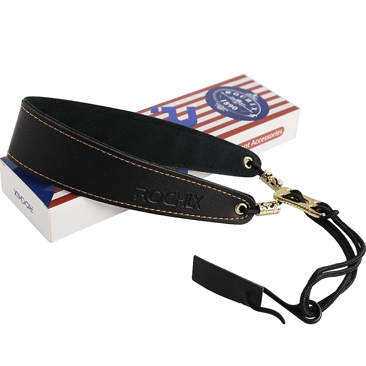 Clarinet Black Neck Strap,Oboe Neck Strap,Super fiber,Zinc Alloy Hook,Musical Instruments Accessories Parts