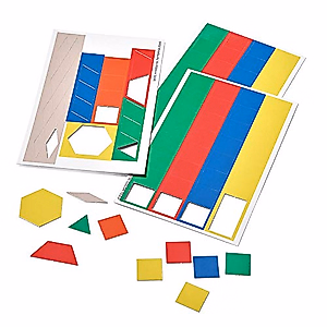 hand2mind - 93538PM Paper Take Home Manipulative Kit for Kids Ages 5-7, Individual Practice for Children at Home, Easy to Follow Guide for Parents, Visual Paper Math Supplies, Homeschool Supplies