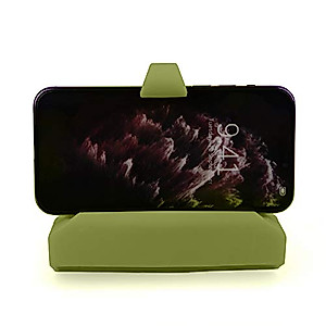 Phone Holder Made for PM5 Monitors of Concept 2 Rower, SkiErg and BikeErg - Silicone Smartphone Cradle Compatible with Concept 2 Rowing Machine. Ideal Rower Accessories