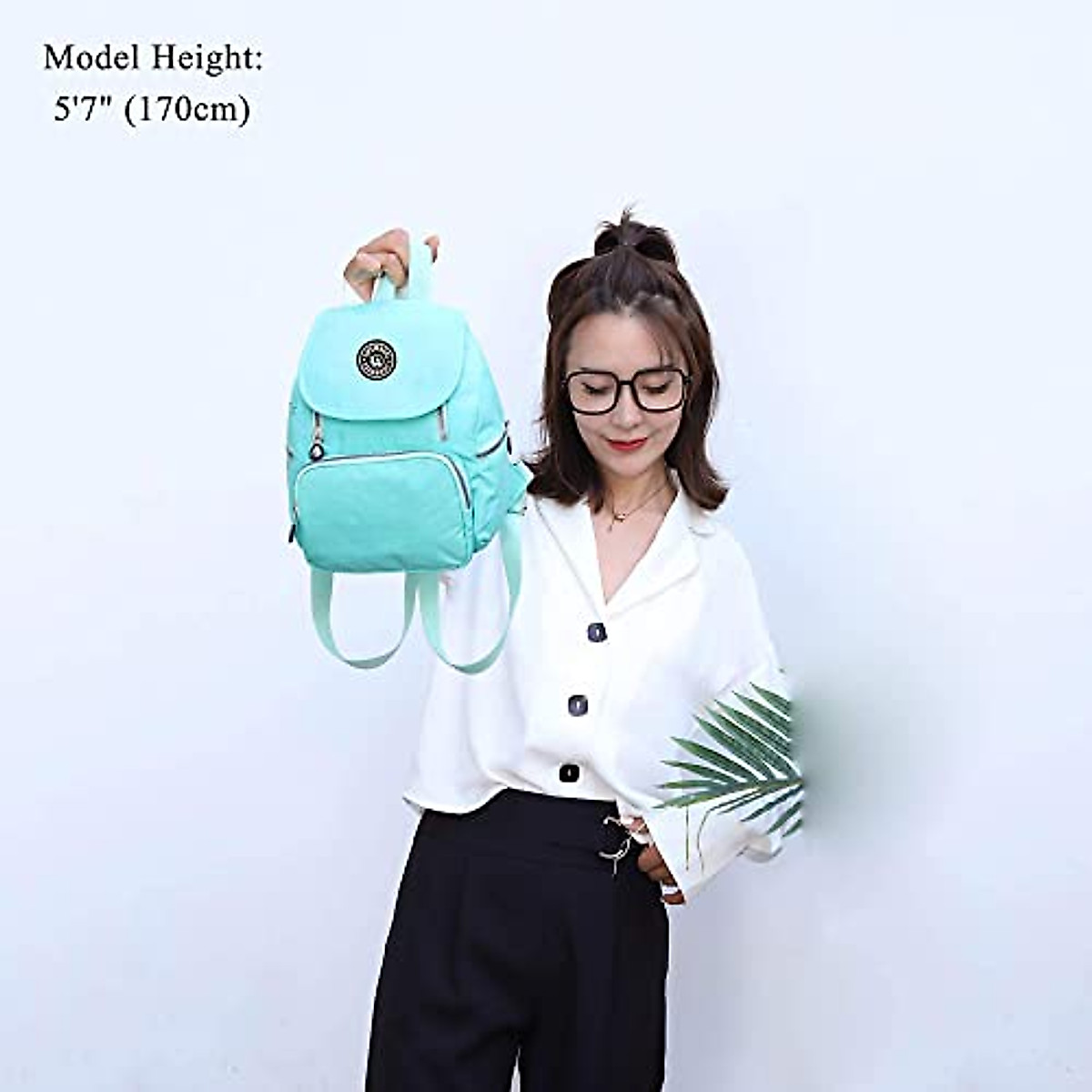 Echofun Nylon Mini Casual Waterproof Backpack Shoulderbag Rucksack Travel Bag Daypack for Girls Womens