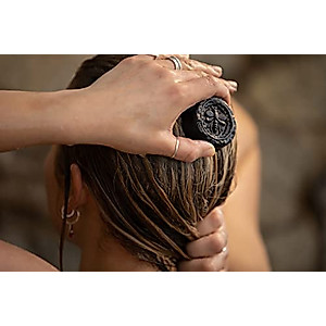 Beauty and the Bees Eco Friendly Voodoo Activated Charcoal Deep Solid Conditioner Bar 50g for Normal - Color Treated Dry Hair | Untangles and Softens Hair