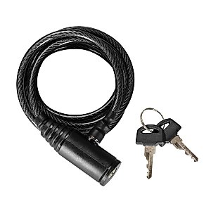 Spypoint CLM-6FT Six-Foot Long Trail Camera Coated Cable Lock Steel Cable Lock for securing Scouting Cameras Fits Most Trees and All Cameras Comes with Two Keys