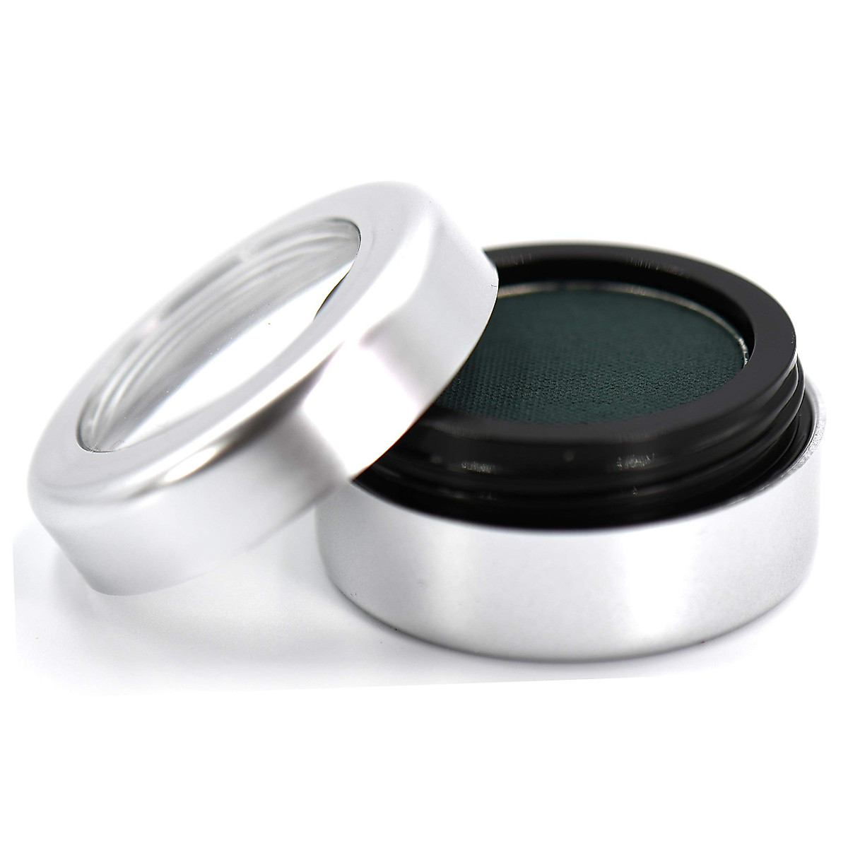 Pure Ziva Matte Forest Emerald Green Cake Eyeliner & Pressed Eyeshadow, Water Activated Powder; Gluten & Cruelty Free