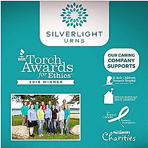 Navy Blue Urn Vault for Ground Burial, Holds One Adult Cremation Urn for Human Ashes, Durable and Secure Cremation Urn Vault for Cemetery Burial