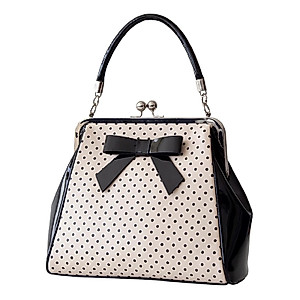 Dancing Days Polka Starr Handbag Blush