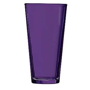 TableTop King Purple Pint Glass - Additional Colors Available - 16oz Set of 6