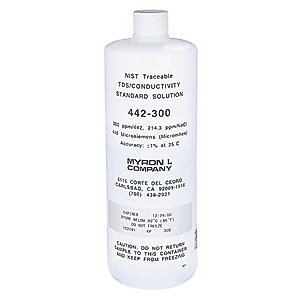 Myron L 442-300Q-CP Myron L 300 QCP (Nist) Conductivity Calibration Standard, 445 Μs