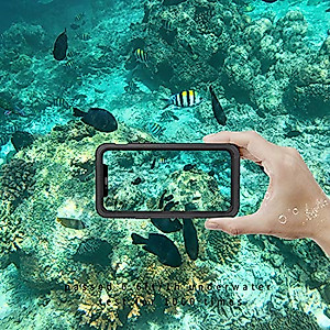 Lanhiem iPhone 11 Pro Waterproof Case, 360 Full Body Protection Underwater Dirtproof Shockproof Clear Cover with Built-in Screen Protector for iPhone 11 Pro 5.8 Inch (Black)