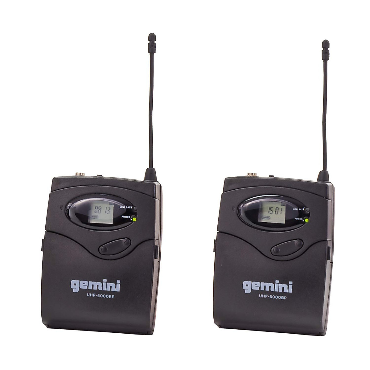 Gemini Sound UHF-6200HL Premium Wireless Lavalier & Headset Mic System - Crystal Clear Audio for Stage Performances and Public Speaking