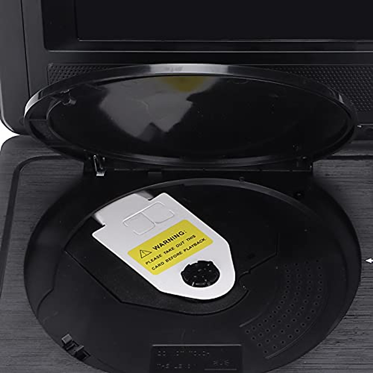 Zyyini Portable DVD Player, 6.8-Inch HD Screen DVD Player,Support 270 Degree Swivel Mobile DVD Player,U Disk/SD/MMC Cassette,with Remote Control,for Car/Kids/Home/Travel(US-red)