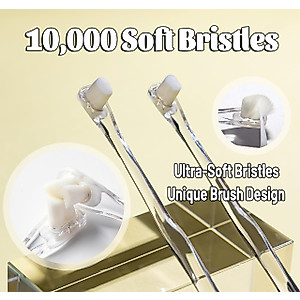 E.M&S.T by Emmeliestella Small Dog & Cat Toothbrush Micro Head, Mini Sized, Cat Dental Care, Pets Toothbrush, Oral Hygiene, Easy to Handle, Deep Clean, Extra Soft Bristles, Independent Packaging 3PCS