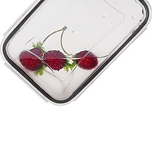 Bellaware Airtight Food Storage Containers with Locking Lids, Plastic, Set of 7, Black