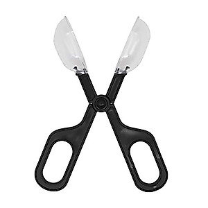 HHNIULI 3 Pieces Reptile Feeding Clamp,Reptile Feeding and Cleaning Tool Reptile Poop Scoop for Tortoise Lizard Frog Spider