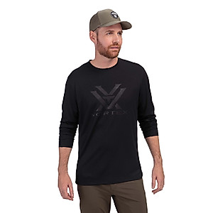 Vortex Optics Core Logo Performance Grid Shirts (Black, Medium)