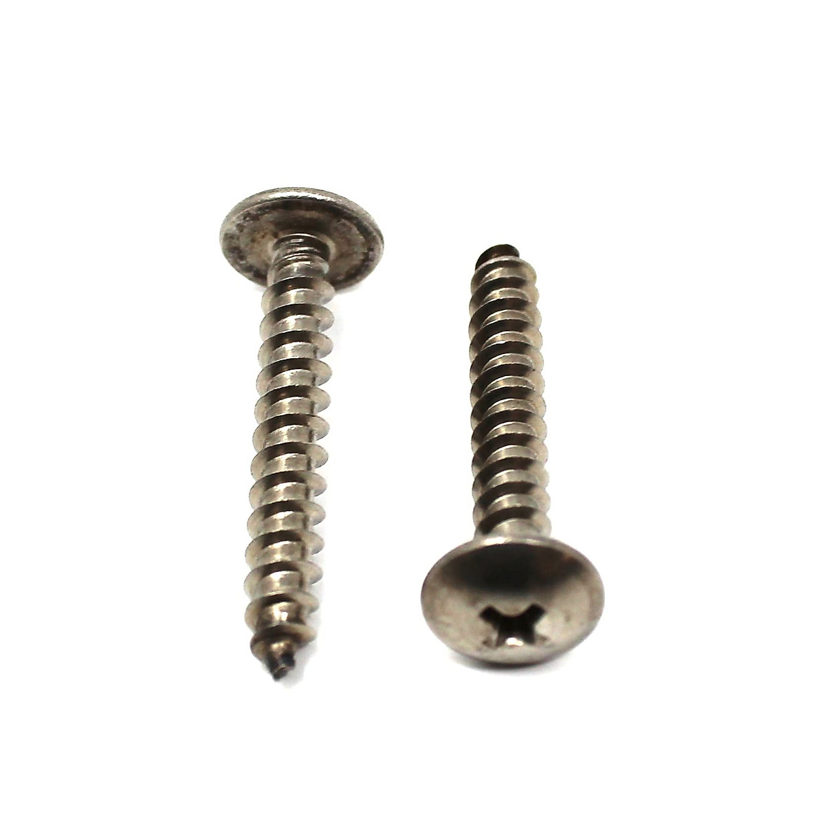 10 x1-1/4" SS Phillips Truss Head Screw Set 80 Piece Dock Bumper Edging Piling Cone Fastener