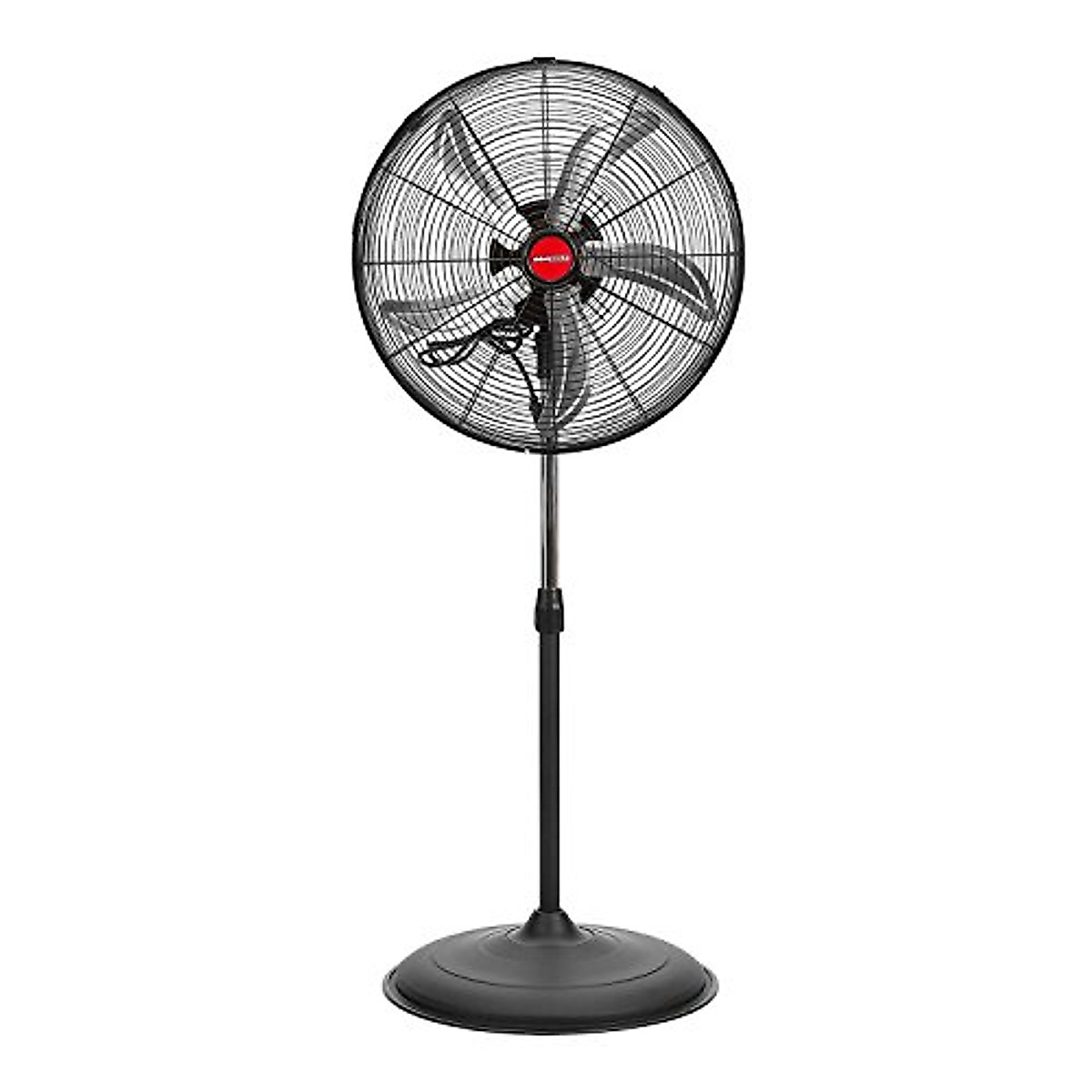 OEMTOOLS OEM24871 20" Oscillating Pedestal Fan, Commercial Fan For Worksites, Industrial Fans, High Velocity Shop Fan, Pedestal Fan, Oscillating Fan On Stand, Warehouse, Garage, or Gym Fan, 20 Inch
