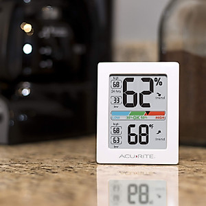 AcuRite Pro Humidity Meter & Thermometer with Touch Activated Backlight