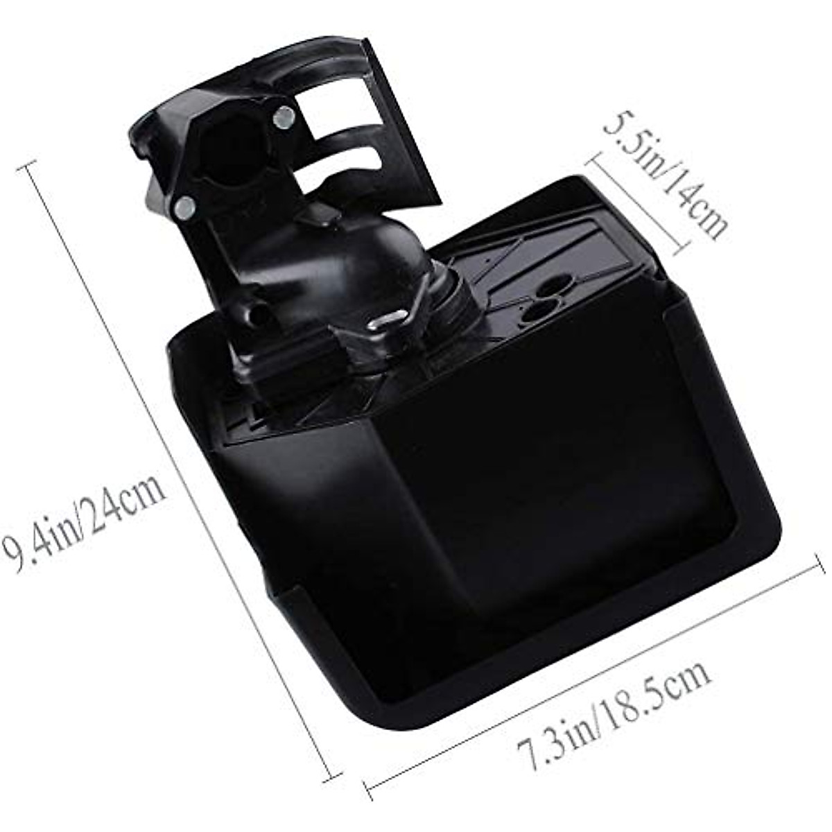 GX390 GX340 Air Filter Housing Cover with Air Cleaner Box Adapter Assembly Compatible with Hondaa GX270 270cc 301cc 420cc 389cc 190F 192F 188F, Replaces 17410-ZE2-020 17230-Z53-841