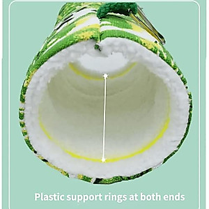 Barn Eleven Bird Nest House Hut Hammock, Winter Warm Nest, Snuggle Bird Hammock Hanging Happy Hut Bird Parrot Hideaway Cage Toy for Parrot Budgies Parakeet Cockatiels Conure Lovebird Finch (Medium)