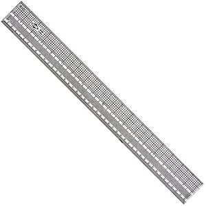 ALVIN Clear Grid Scale G45, Measuring Tool and Pattern Making Scale, Multipurpose for Design, Drafting, Art, and More, Great for Students and Professionals - 18 Inches